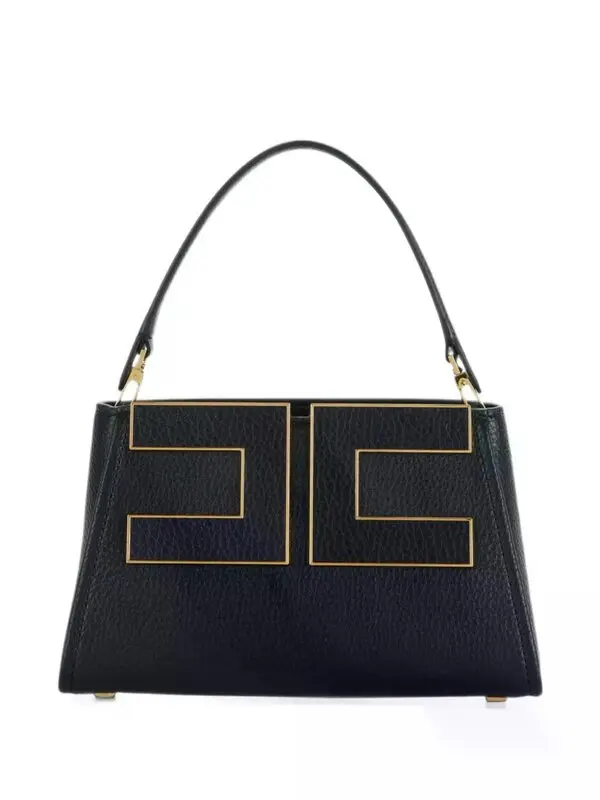 Elisabetta Franchi Handbag With Logo - Black