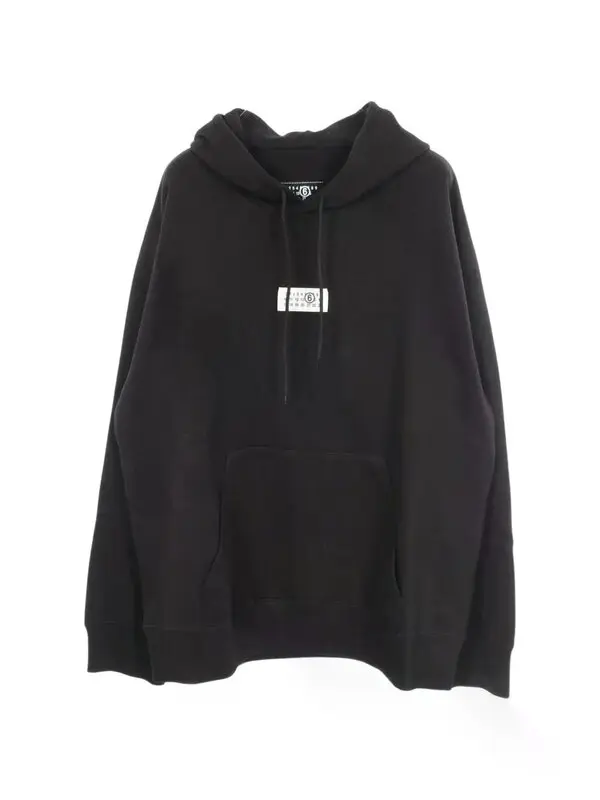 MAISON MARGIELA 2020's Numbering Logo Hoodie - Black