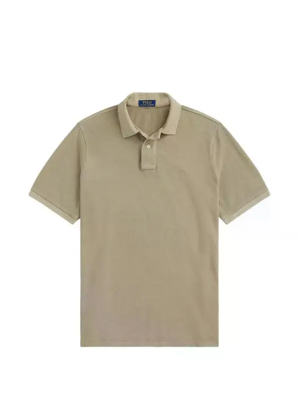 Polo Ralph Lauren Classic Fit Mineral-dyed Mesh Polo Shirt - Neutrals
