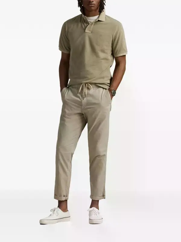 Polo Ralph Lauren Classic Fit Mineral-dyed Mesh Polo Shirt - Neutrals