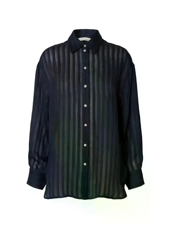 SELECTED Toran Oversized Striped Shirt