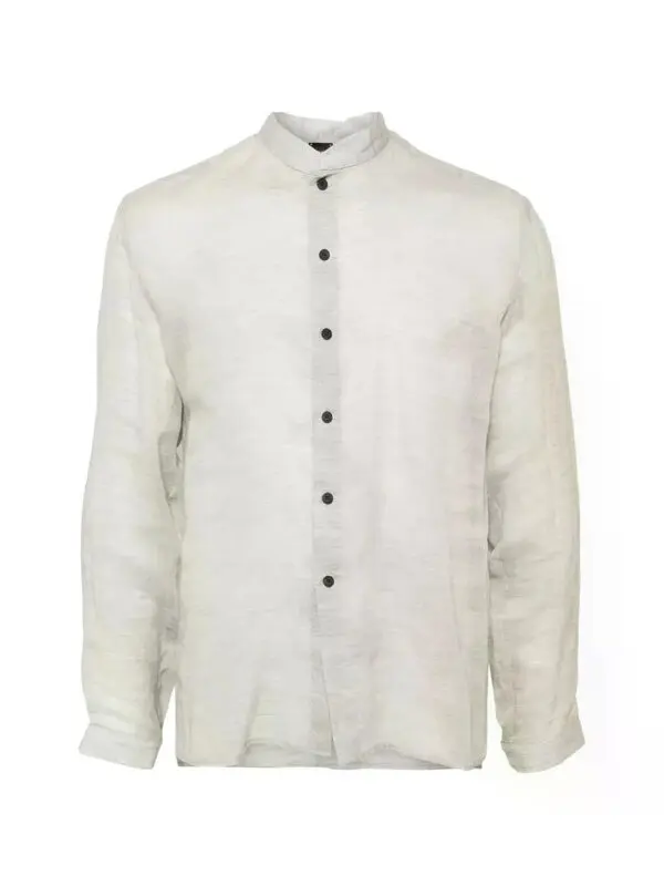 TESSITURA Mandarin-collar Shirt