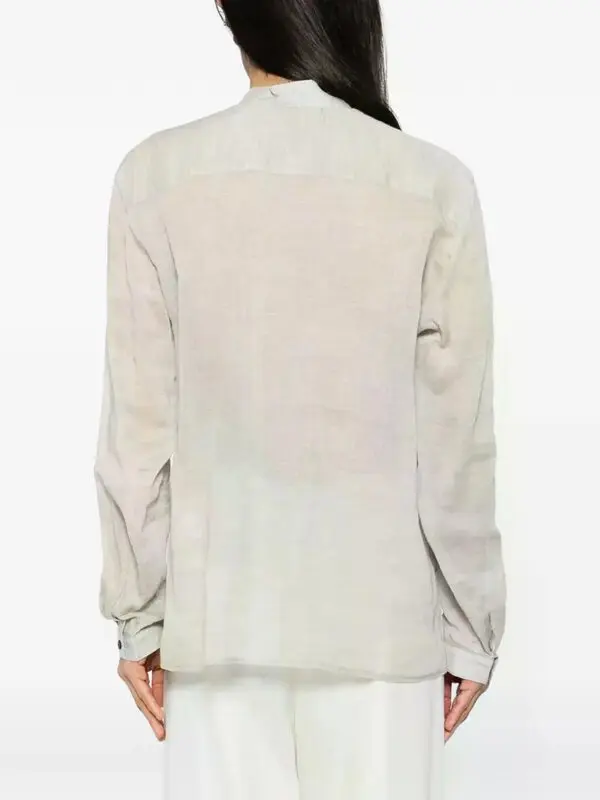 TESSITURA Mandarin-collar Shirt