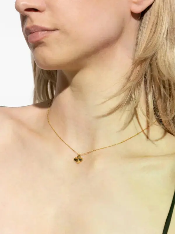 Kate Spade New York Mini Spade Flower-pendant Necklace - Gold