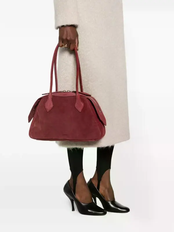MINOBOSSI Angie Suede Shoulder Bag