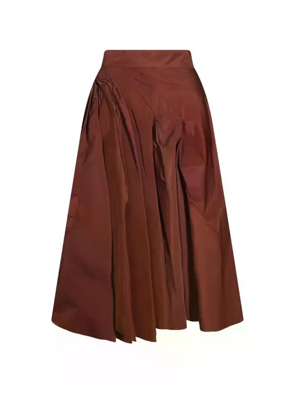 Max Mara Silk-blend Midi Skirt