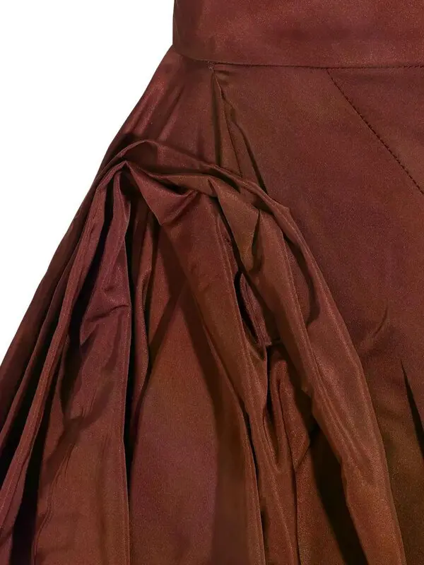 Max Mara Silk-blend Midi Skirt