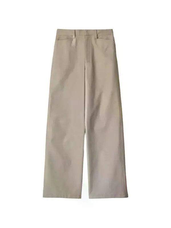 LEMAIRE Straight Pants In Heavy Cotton Twill