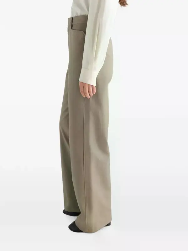 LEMAIRE Straight Pants In Heavy Cotton Twill