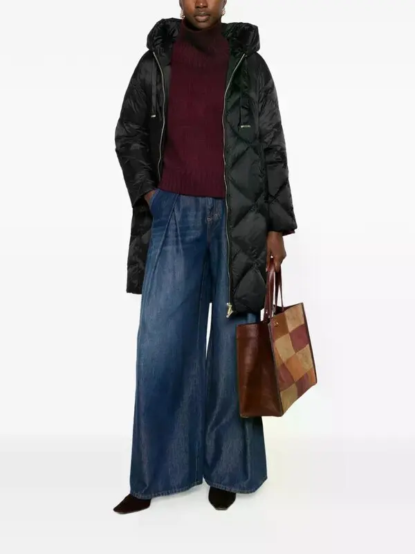 Max Mara Quilted Hooded Jacket