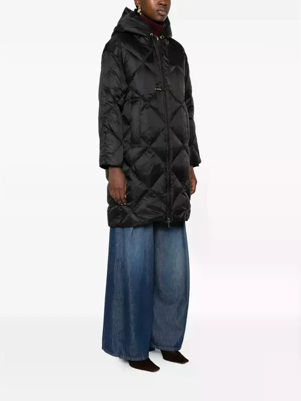 Max Mara Quilted Hooded Jacket