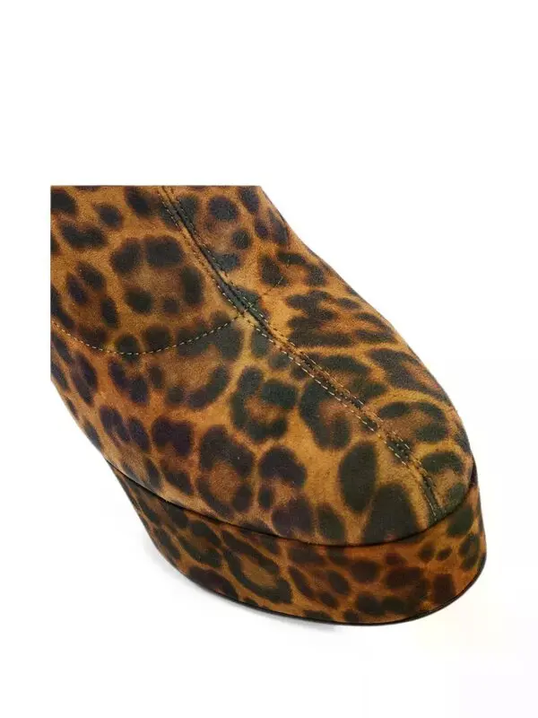 GIANVITO ROSSI Holly Leopard-print Ankle Boots