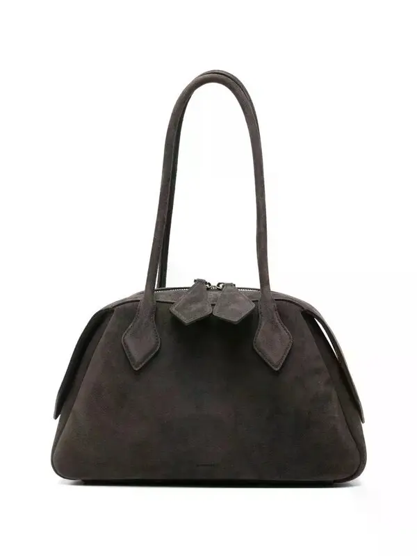 MINOBOSSI Angie Suede Shoulder Bag - Brown