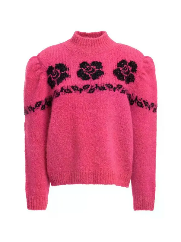 Essentiel Antwerp Kalendar Floral-jacquard Sweater