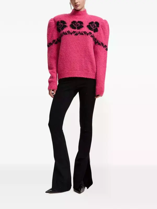 Essentiel Antwerp Kalendar Floral-jacquard Sweater