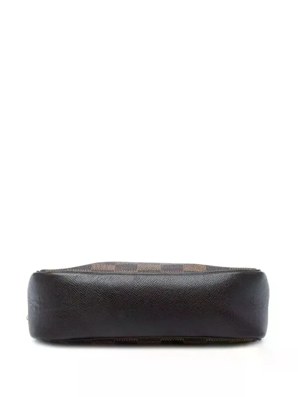 LOUIS VUITTON 1998 Damier Ebene Trousse Pochette Handbag