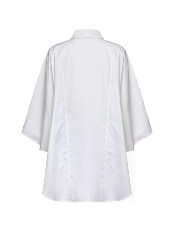 Co Bib-detail Batwing-sleeve Shirt