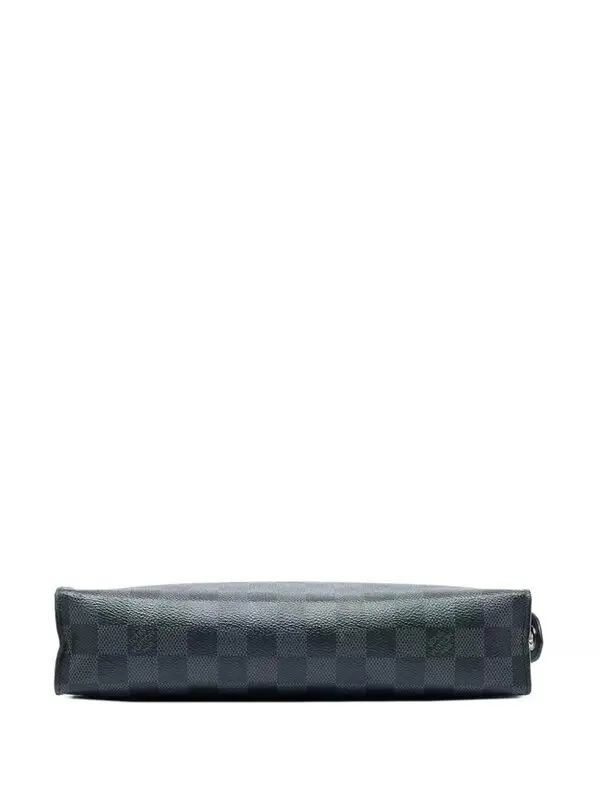 LOUIS VUITTON 2018 Damier Graphite Pochette Voyage Mm Clutch Bag