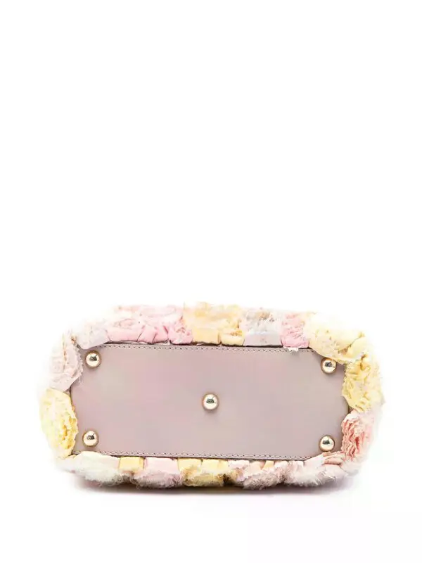 Valentino Garavani 2000-2017 Small Silk Rosier Tote Bag