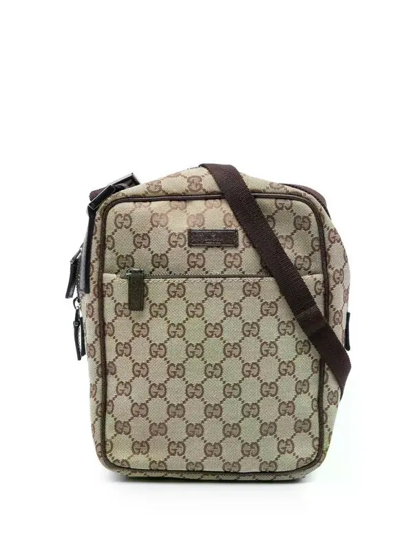Gucci 2000-2015 Gg Canvas Crossbody Bag - Neutrals