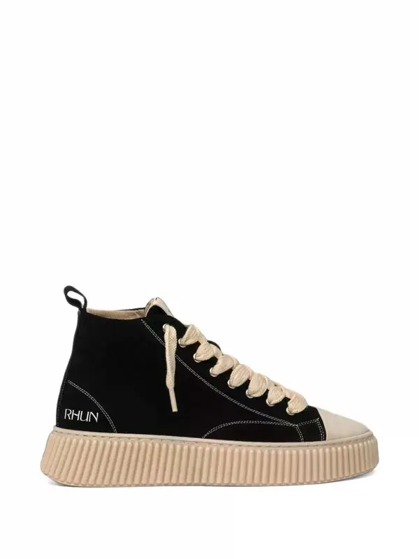 RHUN 1990 Contrast-stitch Canvas Sneakers