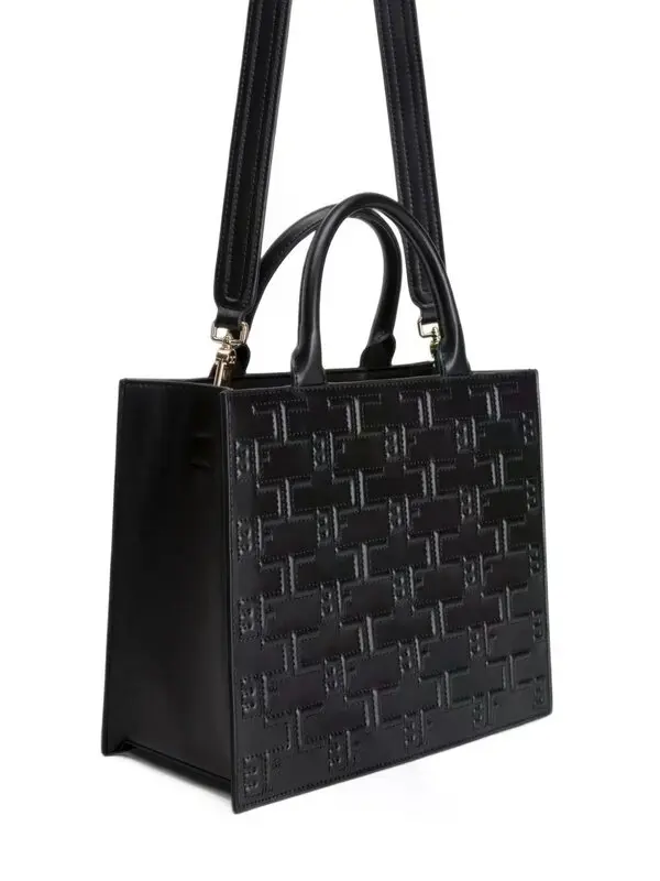 Elisabetta Franchi Bold Monogram Medium Shopper Bag
