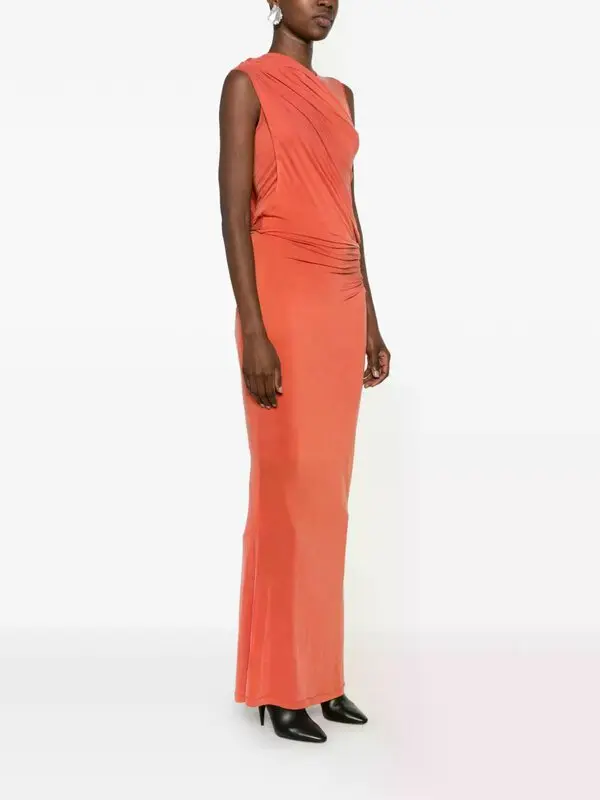 Balmain Draped Maxi Dress