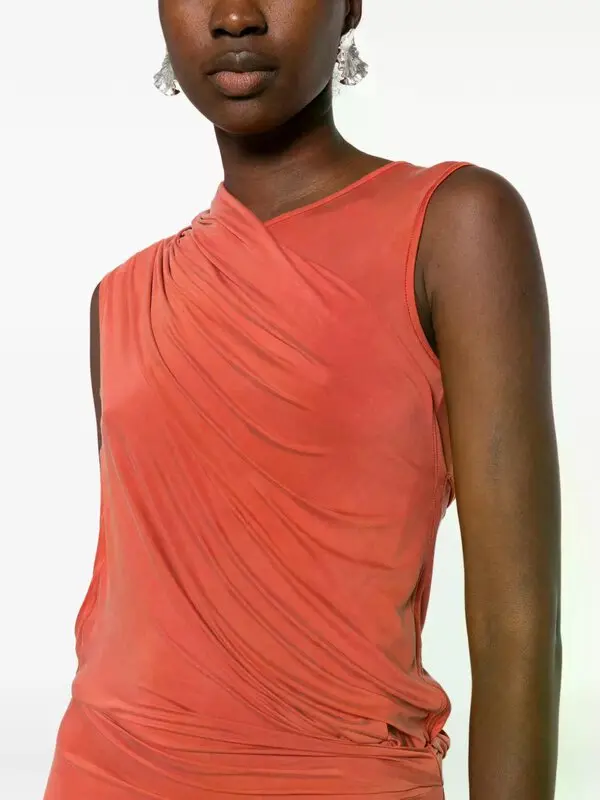 Balmain Draped Maxi Dress