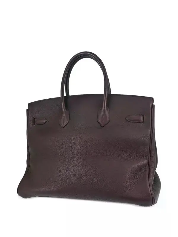 Hermès 2009 35 Togo Birkin Tote Bag - Brown