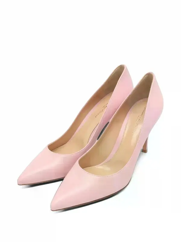 GIANVITO ROSSI Pointed-toe Pumps - Pink