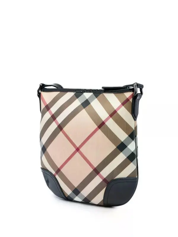 Burberry 2000-2017 Supernova Check Coated Canvas Dryden Crossbody Bag