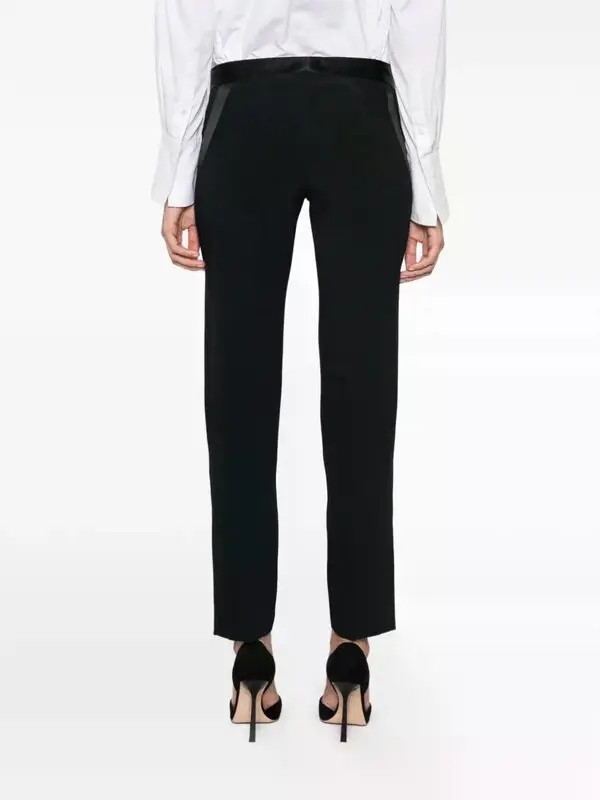 Ermanno Scervino Satin-trim Tailored Trousers