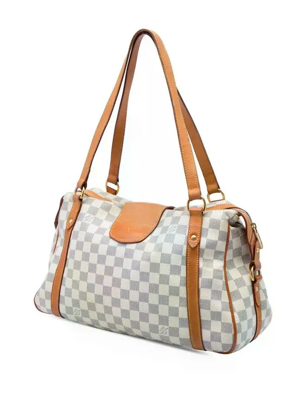 LOUIS VUITTON 2000-2026 Damier Azur Stresa Pm Shoulder Bag - White