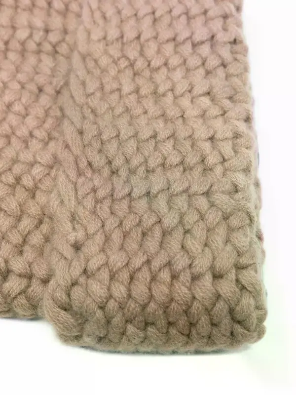 LISKA Arala Chunky-knit Cashmere Beanie Hat - Brown