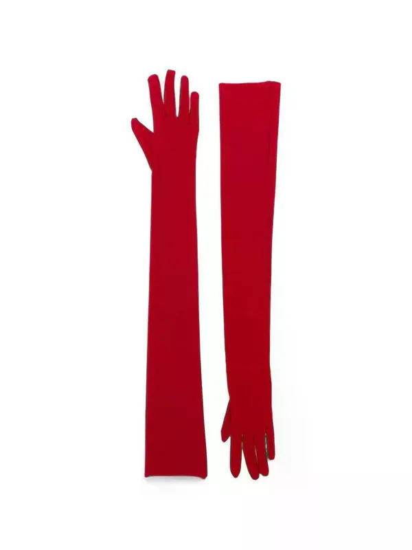 Norma Kamali Long-length Gloves - Red
