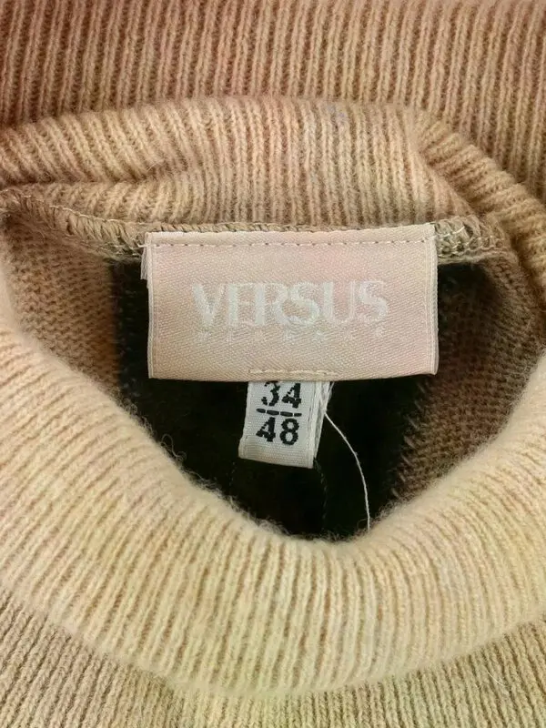 VERSUS Geometric-pattern Roll-neck Sweater