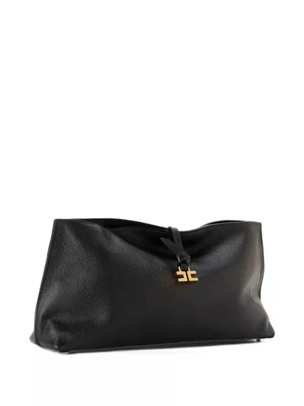 Elisabetta Franchi Boulevard Leather Clutch Bag