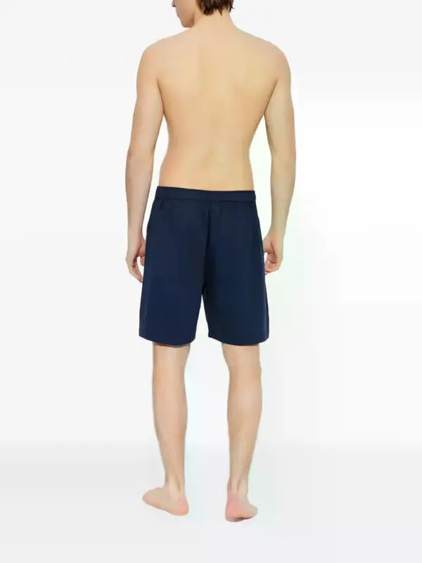 Hanro Drawstring Side-stripe Shorts