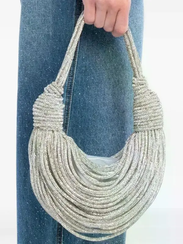 TWENTY FOURHAITCH Tome Crystal-embellished Knotted Tote Bag