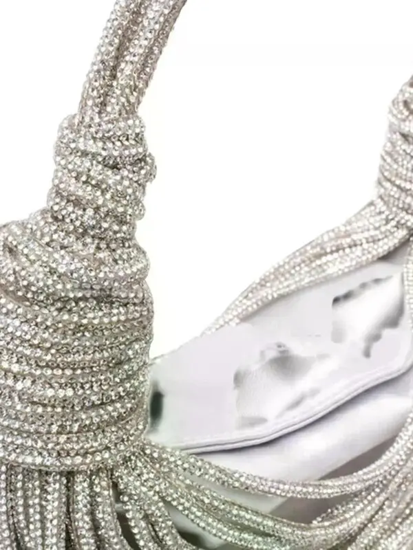 TWENTY FOURHAITCH Tome Crystal-embellished Knotted Tote Bag
