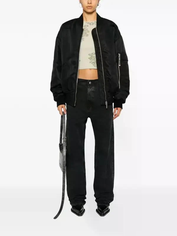 44 LABEL GROUP Zip-up Bomber Jacket