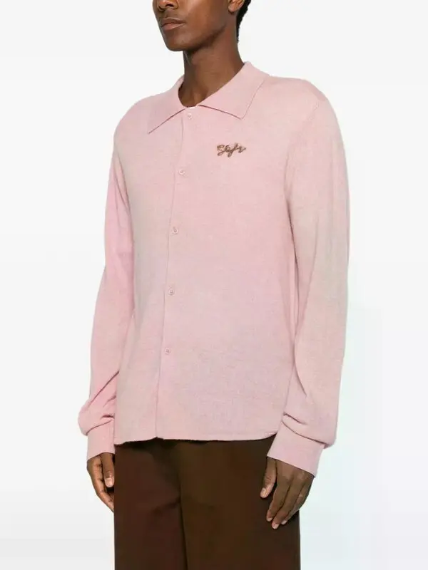 Séfr Logo-embroidered Cardigan