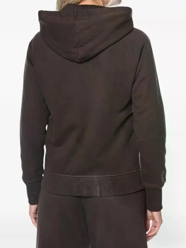 Armani Exchange Logo-embroidered Zip-up Hoodie