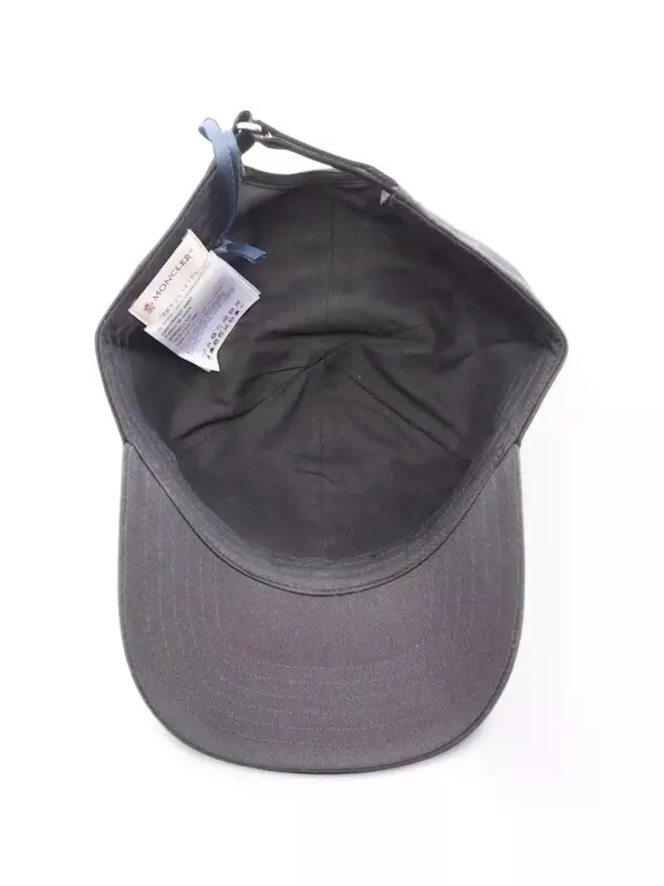 Moncler Logo Patch Cap - Black