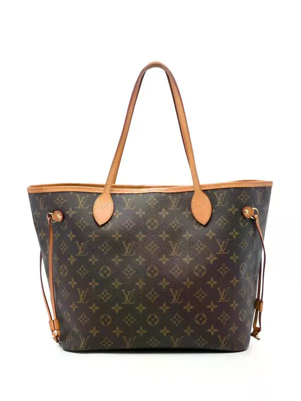 LOUIS VUITTON 1990-2010 Monogram Neverfull Mm Tote Bag - Brown