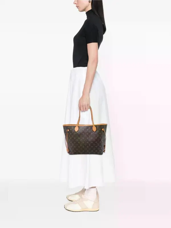 LOUIS VUITTON 1990-2010 Monogram Neverfull Mm Tote Bag
