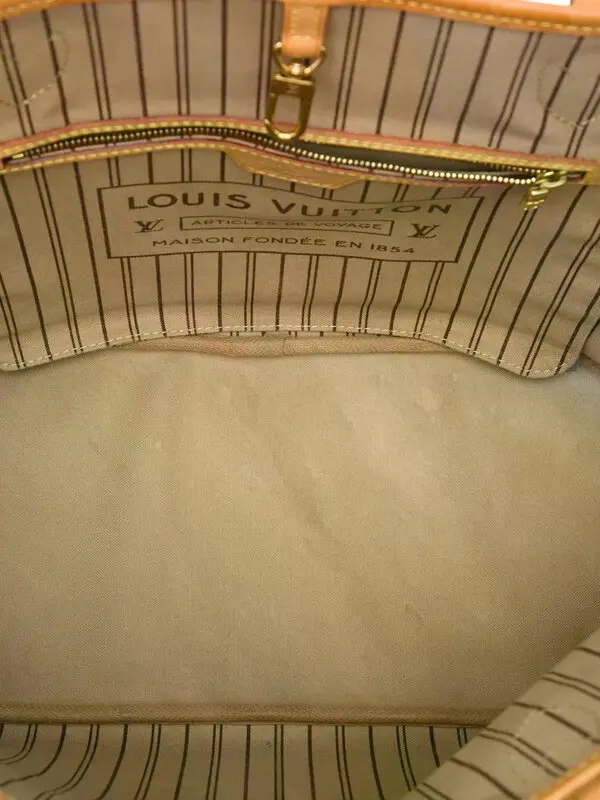LOUIS VUITTON 1990-2010 Monogram Neverfull Mm Tote Bag