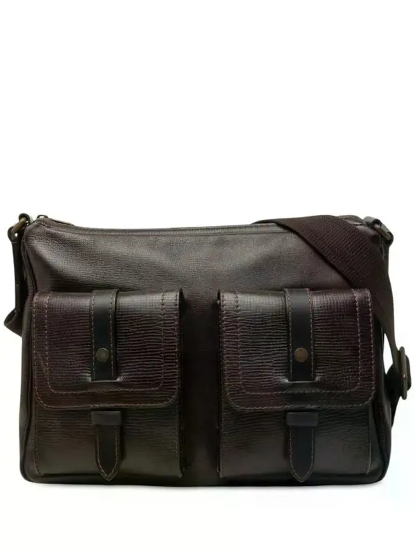 LOUIS VUITTON 2012 Utah Wichita Crossbody Bag - Brown
