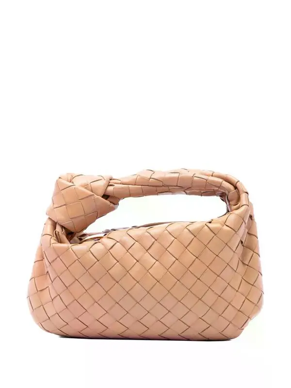 Bottega Veneta 2012-2026 Mini Nappa Intrecciato Jodie Hobo Bag - Brown