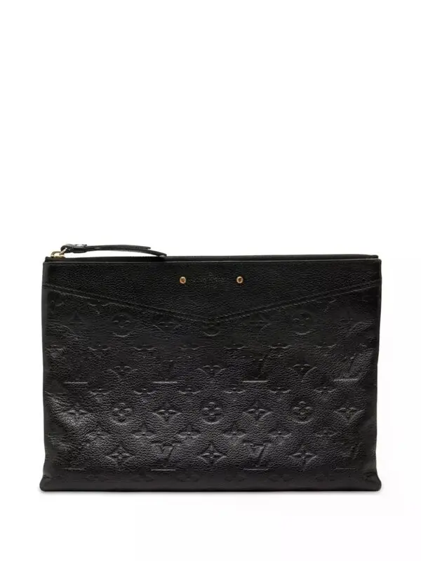 LOUIS VUITTON 2018 Monogram Empreinte Daily Pouch Clutch Bag